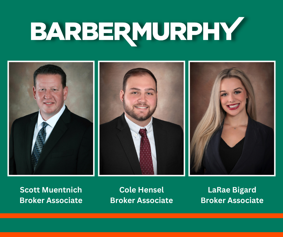 BARBERMURPHY Welcomes Three New Brokers to its Team