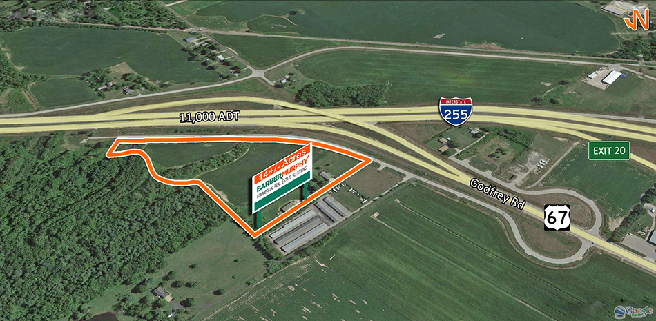 Development Site with Interstate Visibility in Godfrey